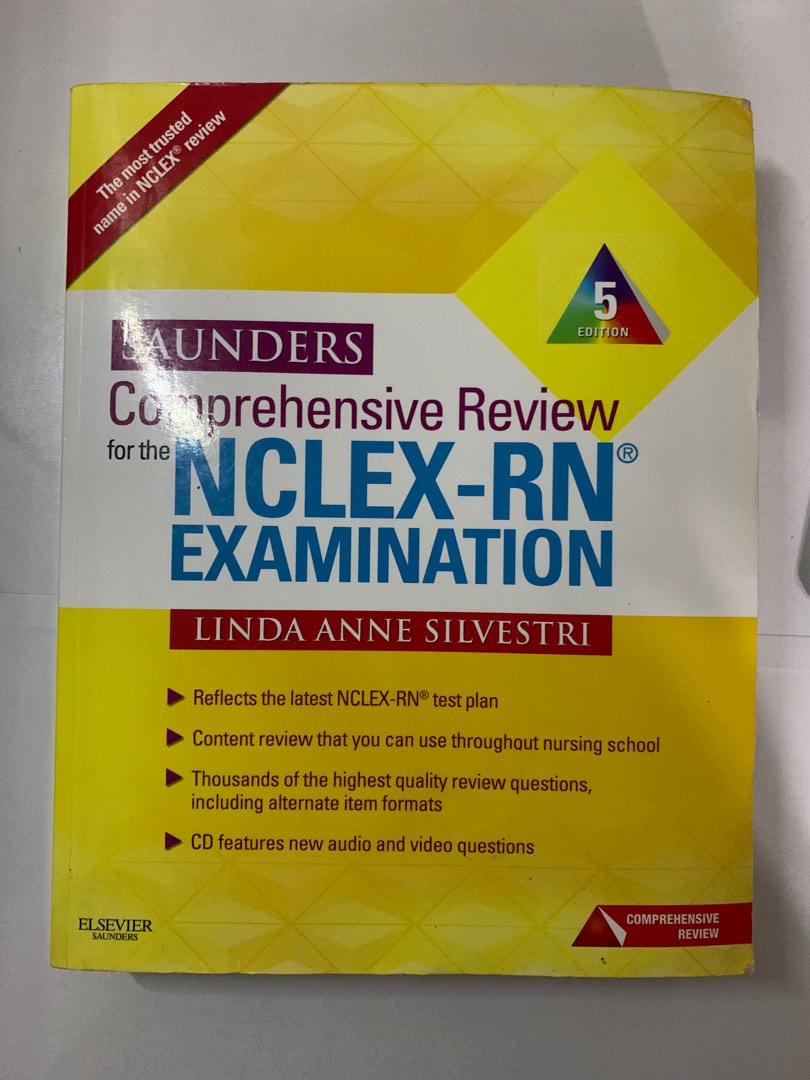Saunders NCLEX Comprehensive Review Book 5th Edition, Hobbies & Toys ...