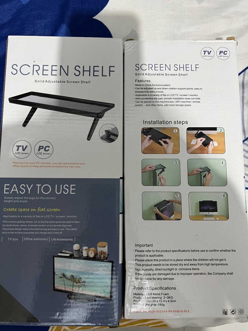 Screen shelf, Furniture & Home Living, Furniture, Shelves, Cabinets ...