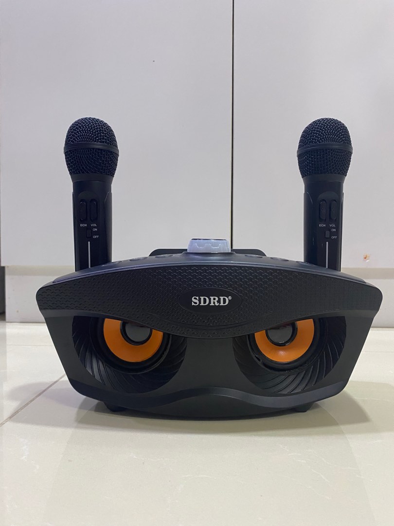 SDRD ktv speakers with 2 mic, Audio, Soundbars, Speakers & Amplifiers ...