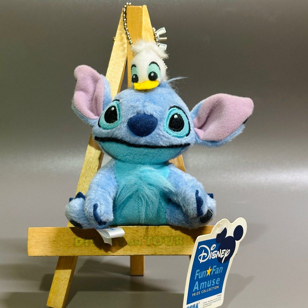 Sega Disney Stitch & Duck Plush Charm 11cm - Php 250, Hobbies & Toys ...