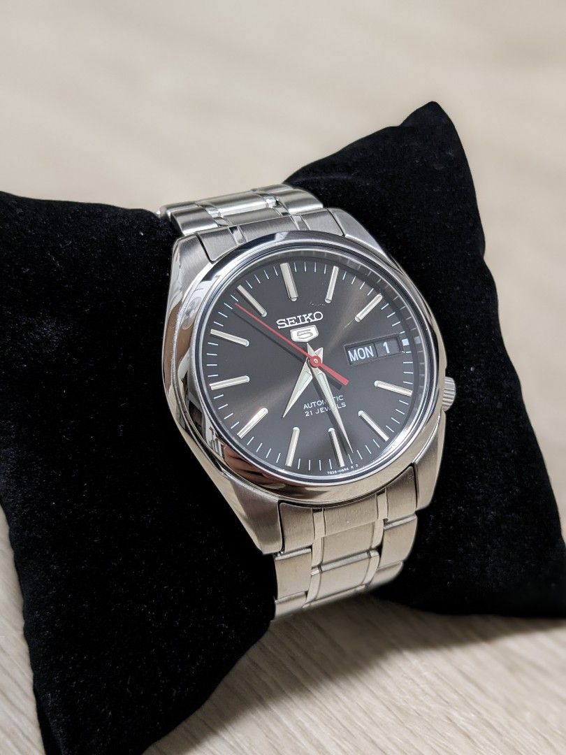 Seiko 5 Automatic Watch SNKL45K1 with Black Dial with 1 Year Global ...