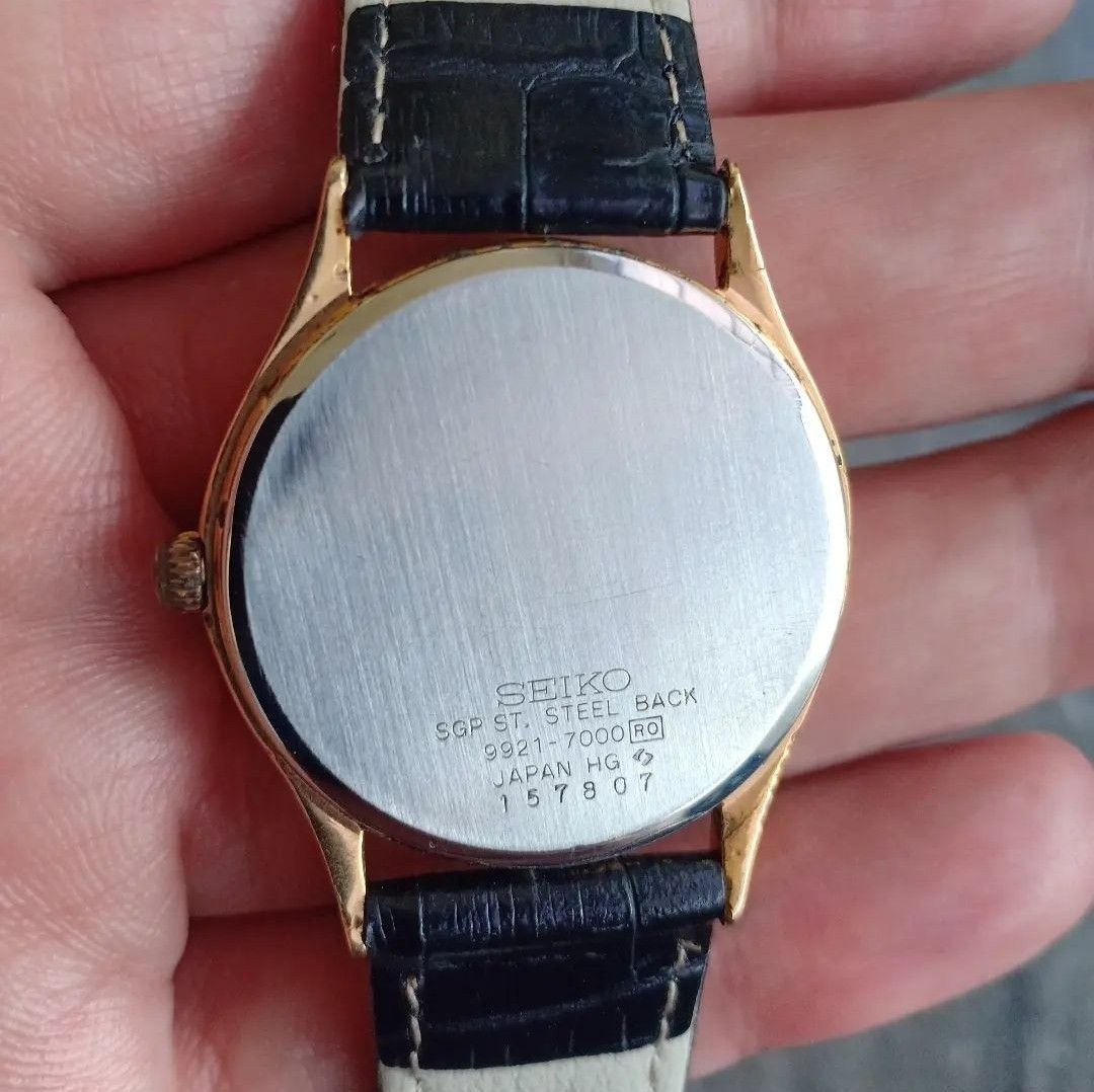 Seiko Twin Quartz railway dial, Barang Mewah, Jam Tangan di Carousell