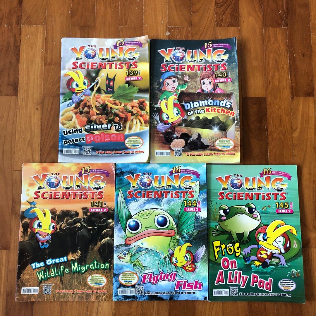 Set of 22 Young Scientists Level 2 and Level 1 science magazines ...