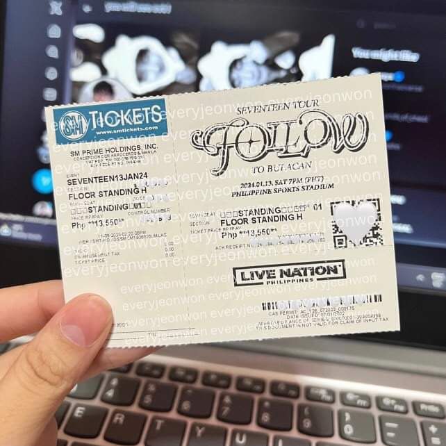 seventeen follow tour floor standing h, Tickets & Vouchers, Event Tickets on Carousell