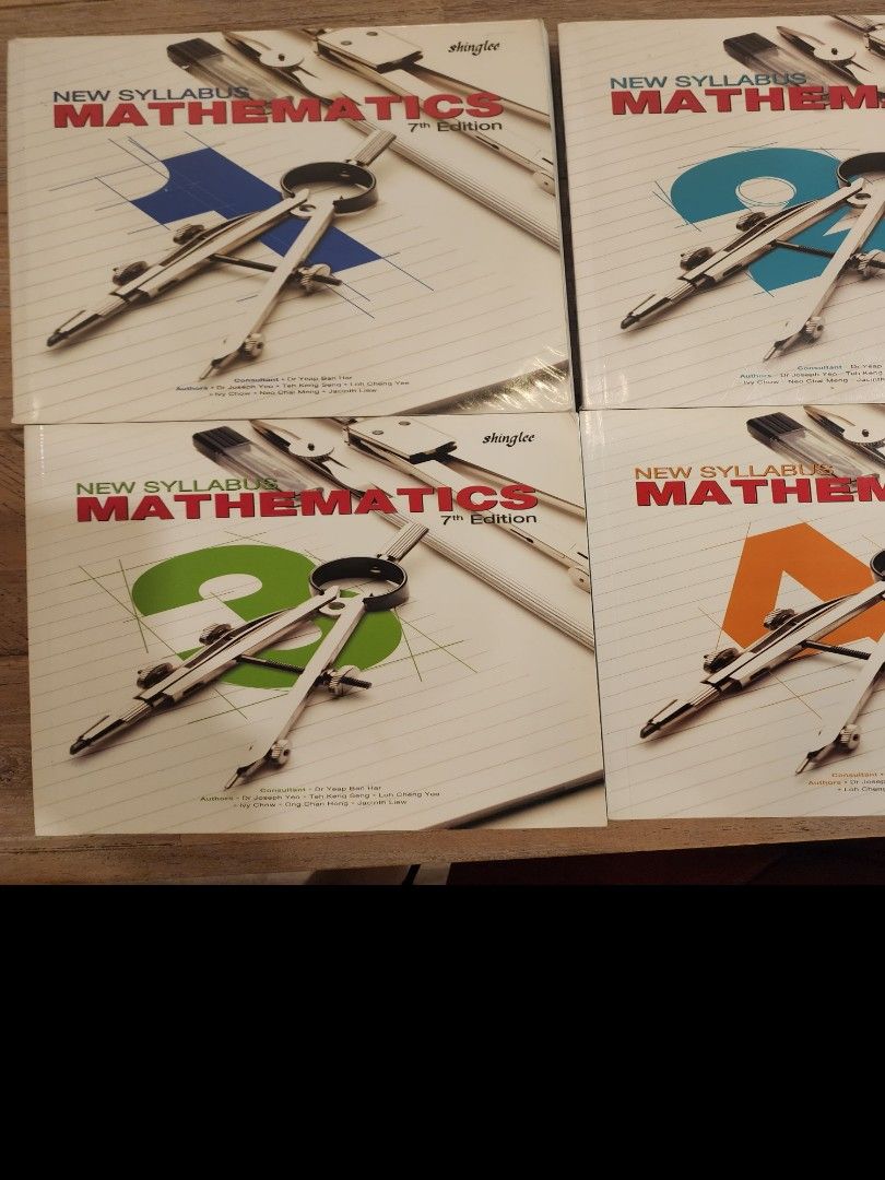 Shinglee Math Textbook 1, 2, 3, 4, Hobbies & Toys, Books & Magazines ...
