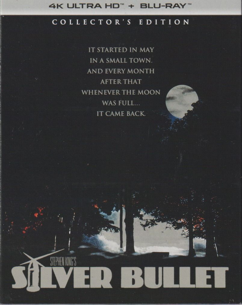 Silver Bullet 4K Collector's Edition (Slipcover) Blu ray / bluray ...