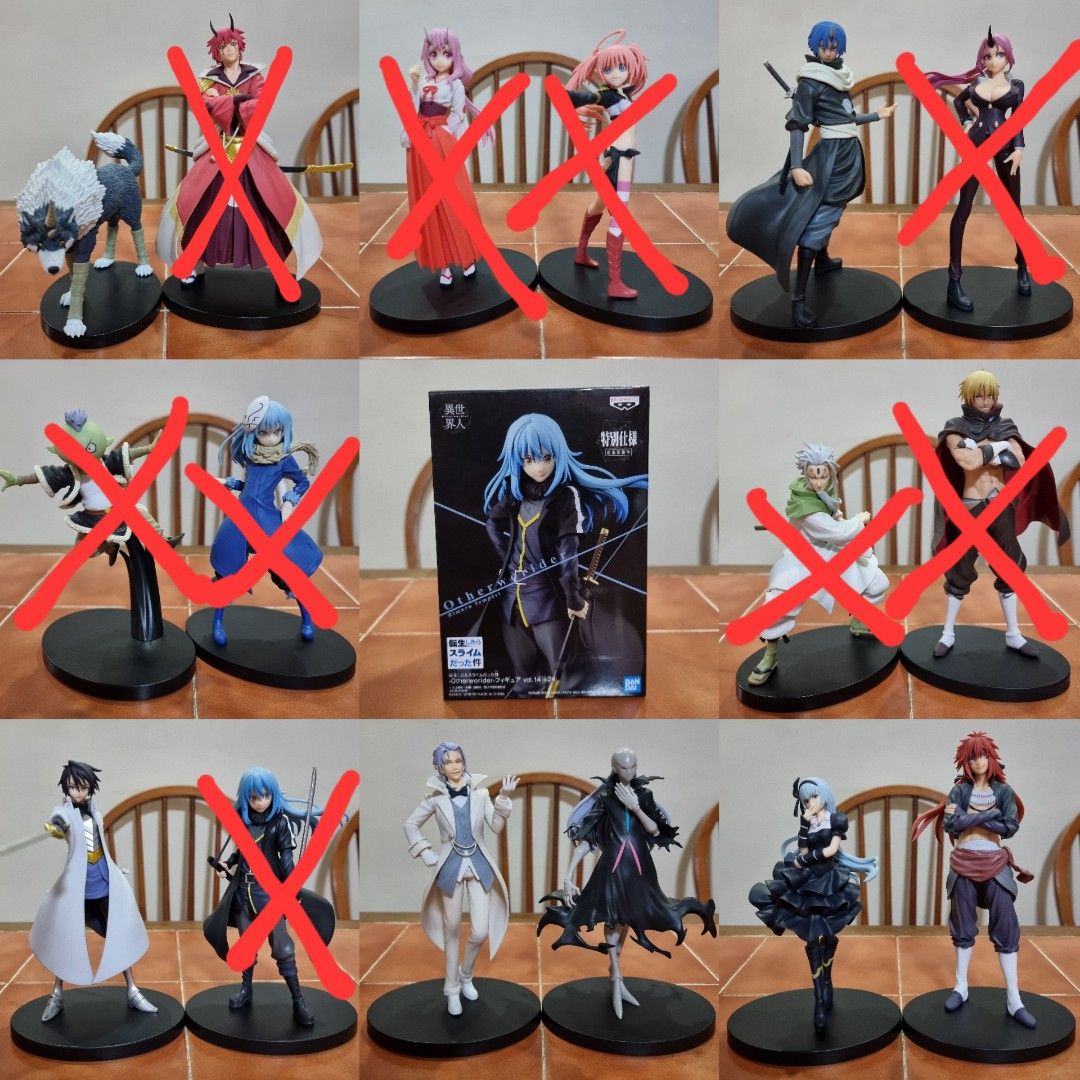 Slime - Banpresto Otherworlder - Rimuru Tempest, Benimaru, Ranga, Shuna ...