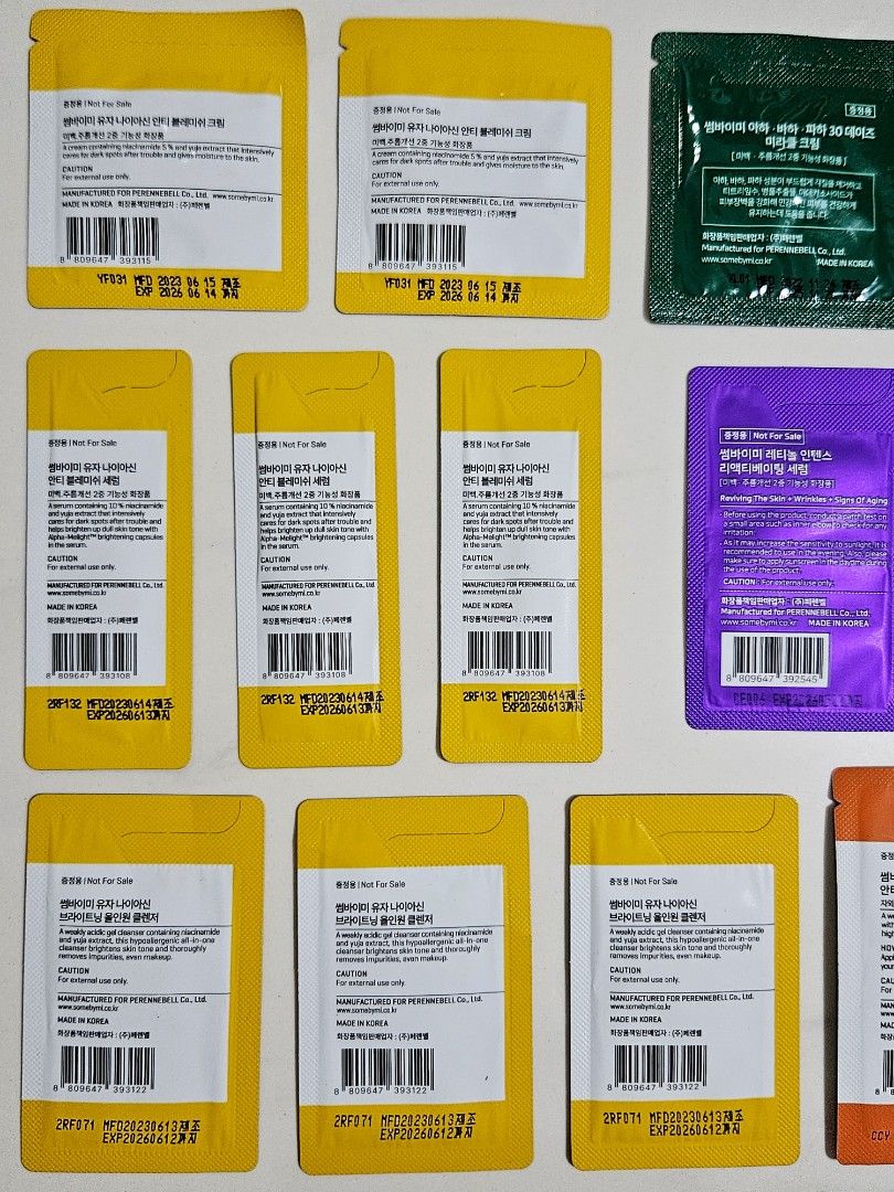 *13 Sachets SOME BY MI Yuja Niacin Brightening All in One Cleanser ...