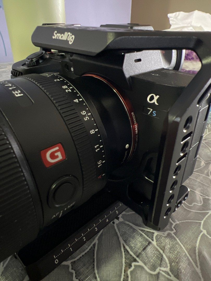 Sony A7S iii body with smallrig rig, Photography, Cameras on Carousell