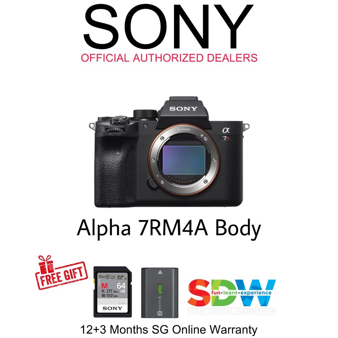 SONY Alpha 7RM4A Body a7r4a a7r4, Photography, Cameras on Carousell