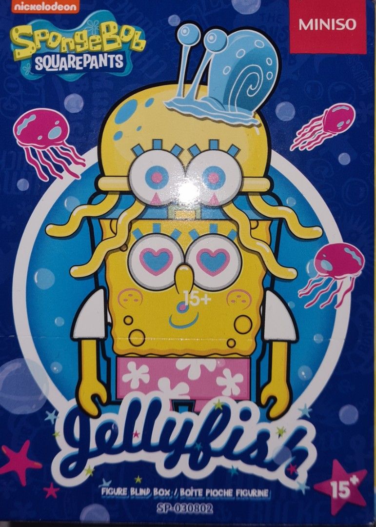 Miniso - Spongebob Jellyfish, Hobbies & Toys, Toys & Games on Carousell