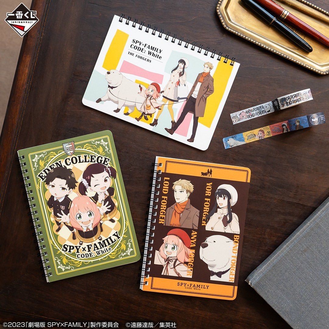 Spy X Family Notebooks & Washi Tapes, Hobbies & Toys, Toys & Games on ...