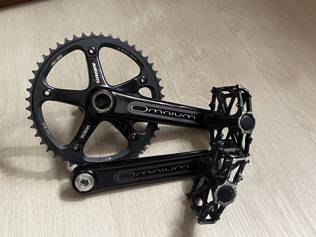 sram omnium full crankset WTT/WTS, Sports Equipment, Bicycles & Parts ...