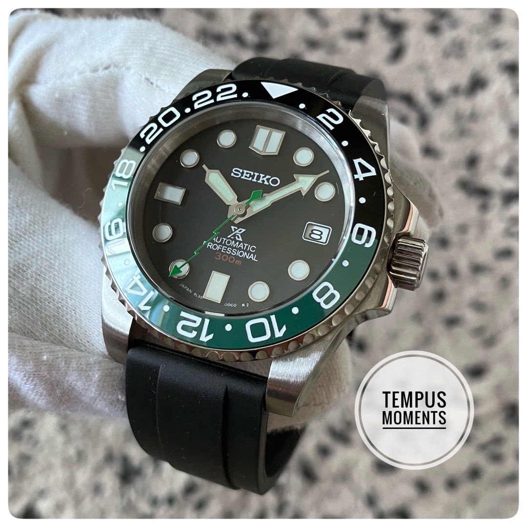 Submariner Green / Black (Sprite) GMT ceramic bezel automatic watch ...