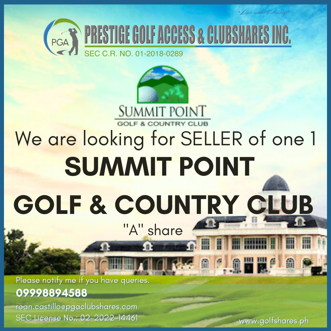 SUMMIT POINT GOLF AND COUNTRY CLUB- PGA CLUBSHARES JAN 2024, Sports ...