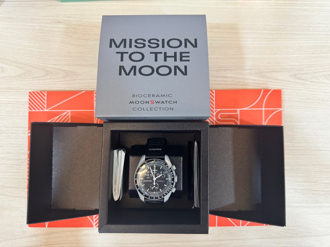 Swatch Omega Moon Watch - Mission to the Moon, Men's Fashion, Watches ...