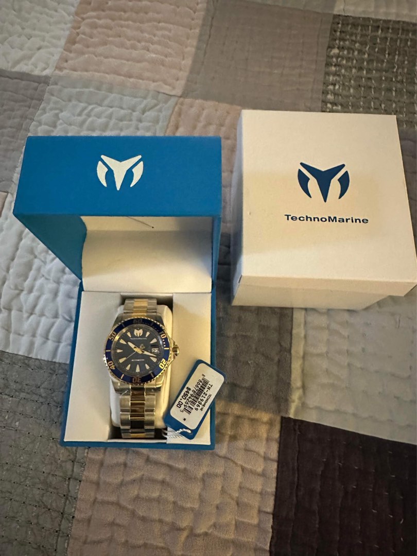 TECHNOMARINE Sea Automatic Blue Dial, Men's Fashion, Watches ...