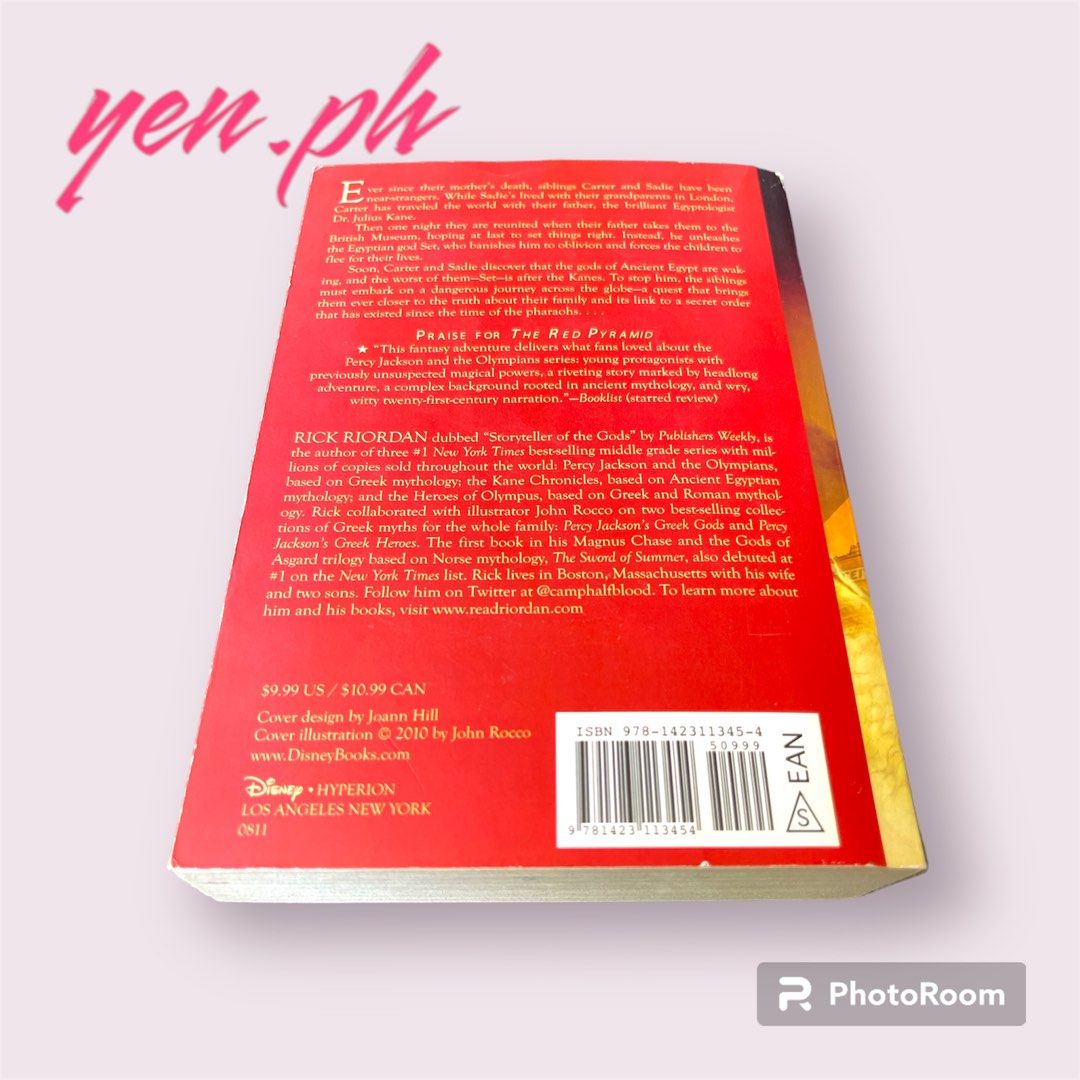 The Red Pyramid, THE KANE CHRONICLES by Rick Riordan, Hobbies & Toys ...