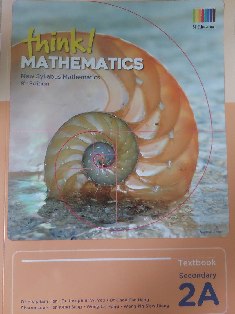 think! Mathematics 2A Textbook, Hobbies & Toys, Books & Magazines ...