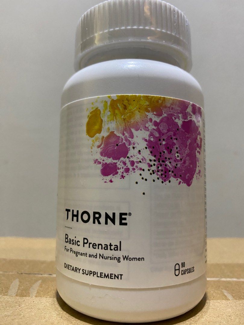 Thorne Basic Prenatal, Health & Nutrition, Health Supplements, Vitamins ...