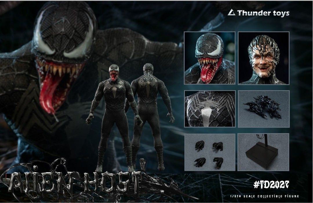 Thunder Toys TD2027 1/6 Alien Host Venom, Hobbies & Toys, Toys & Games ...