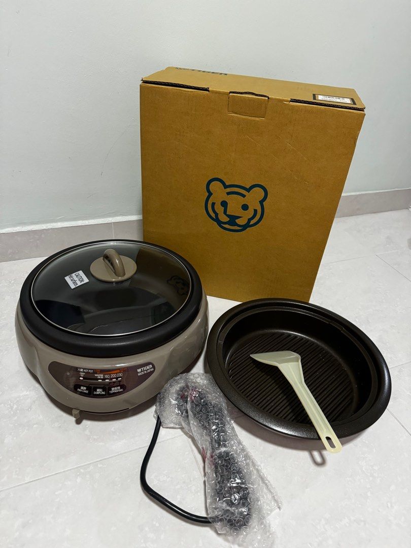 Tiger electric skillet, TV & Home Appliances, Kitchen Appliances, BBQ, Grills & Hotpots on Carousell