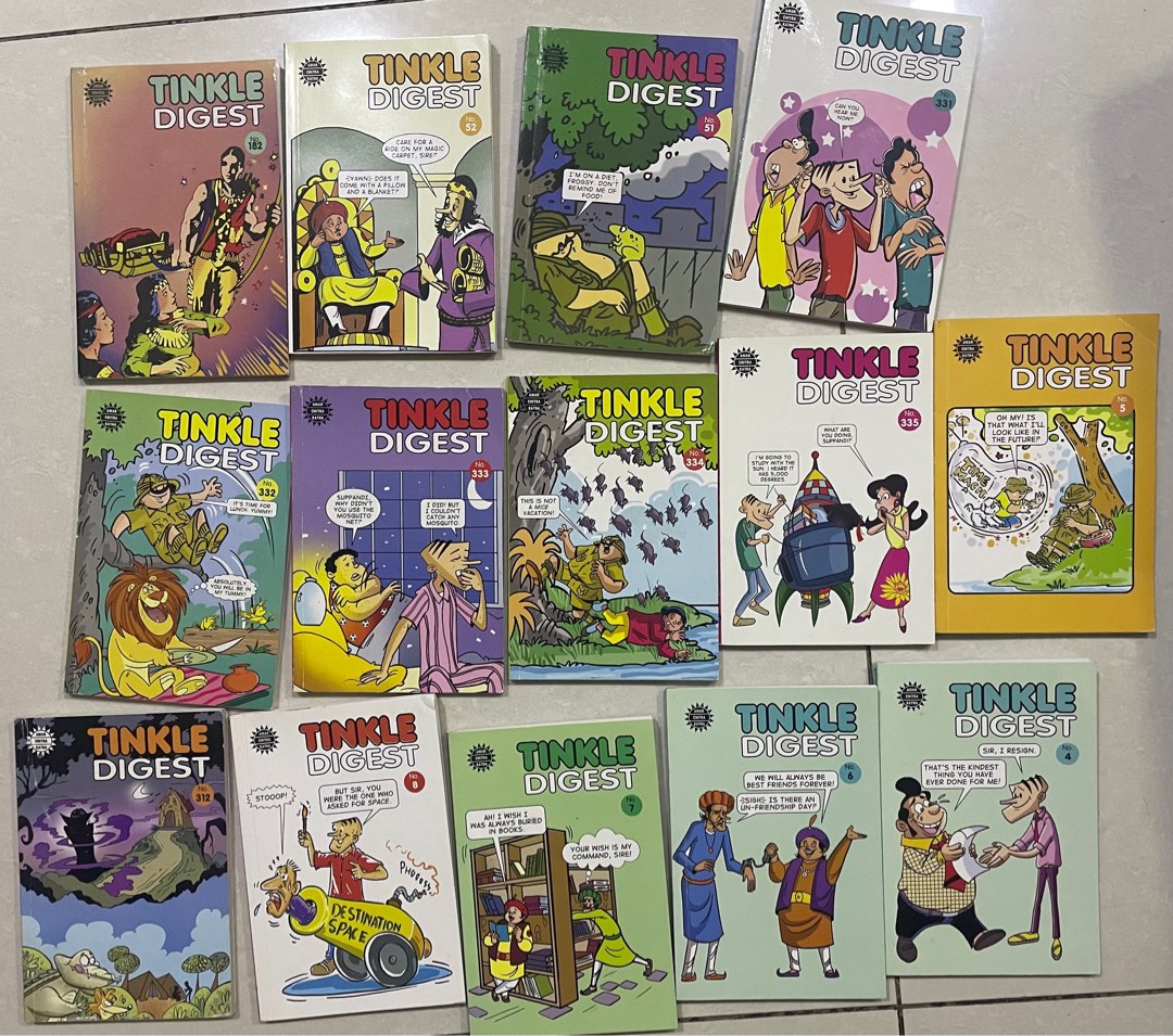 Tinkle digest 14 books for $7 all together, Hobbies & Toys, Books ...