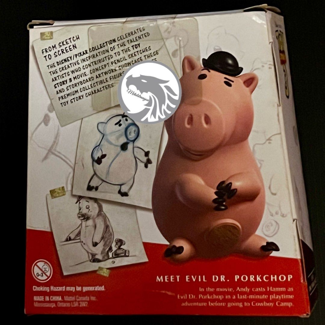 TOY Story 3 | Disney Pixar Collection POP | Dr. Porkchop Pig Figure ...
