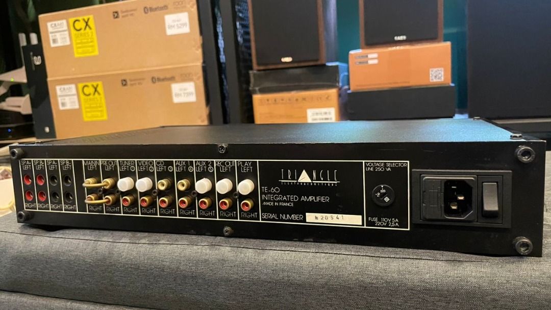 Triangle Electro Acoustique TE 60 French Integrated pure Class A ...