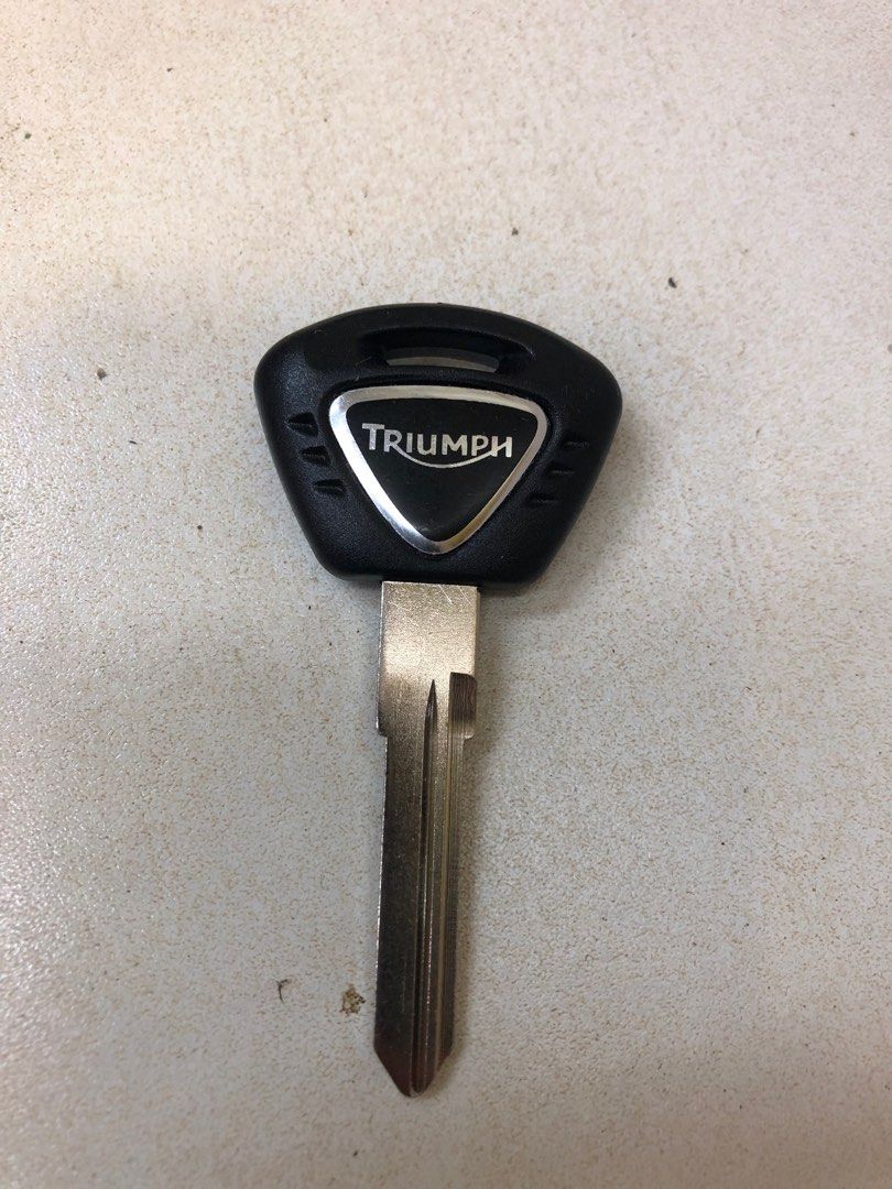 Triumph motorcycle key spare template for duplication, Motorcycles ...