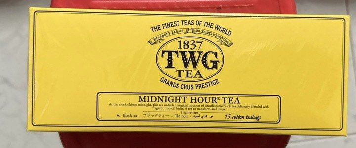TWG Midnight hour tea teabag x15, Food & Drinks, Beverages on Carousell