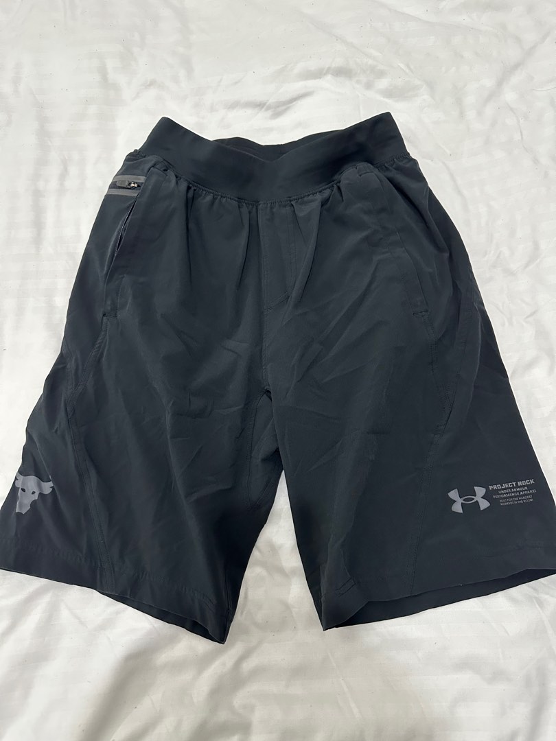 UA Project Rock shorts, Men's Fashion, Activewear on Carousell