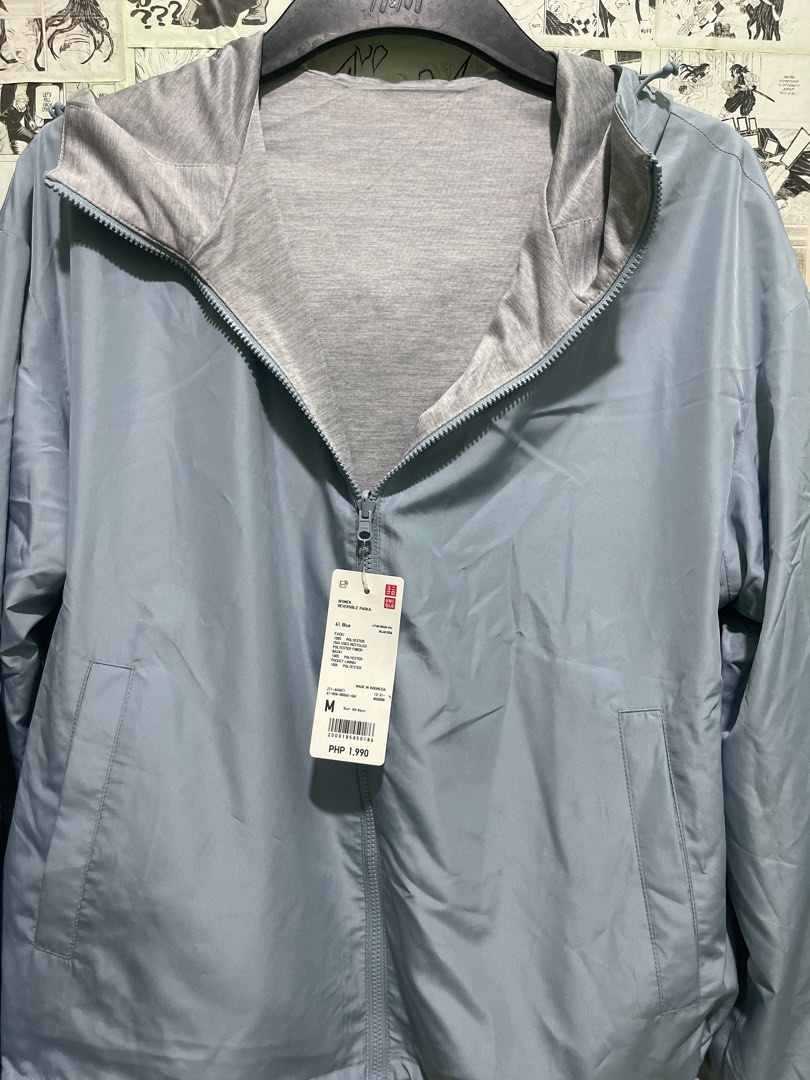 Uniqlo Reversible Parka, Women's Fashion, Coats, Jackets and Outerwear ...
