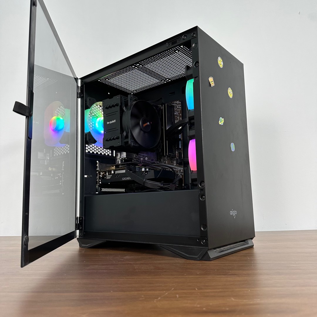 Used Gaming desktop Ryzen 5 3600 with GTX 1650 4GB Gaming PC, Computers ...