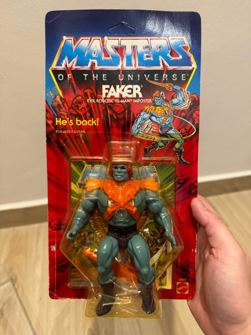 Vintage 80s MOTU Faker, Hobbies & Toys, Toys & Games on Carousell