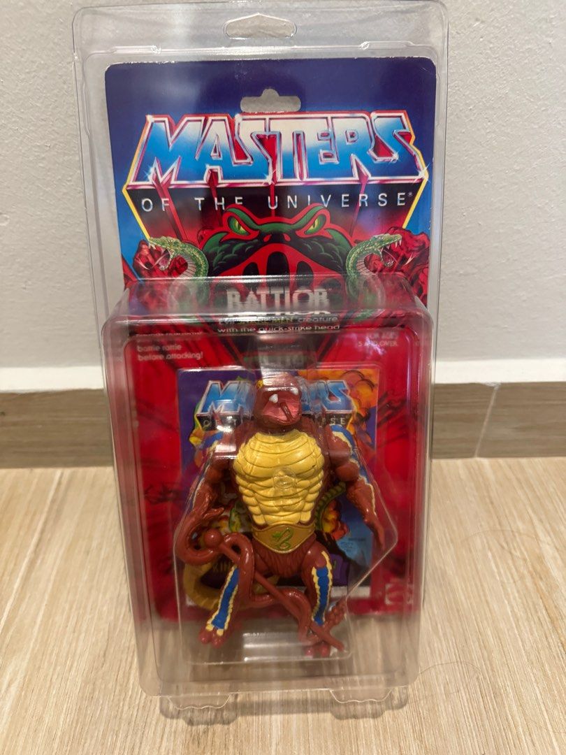 Vintage 80s Motu Rattlor moc, Hobbies & Toys, Toys & Games on Carousell
