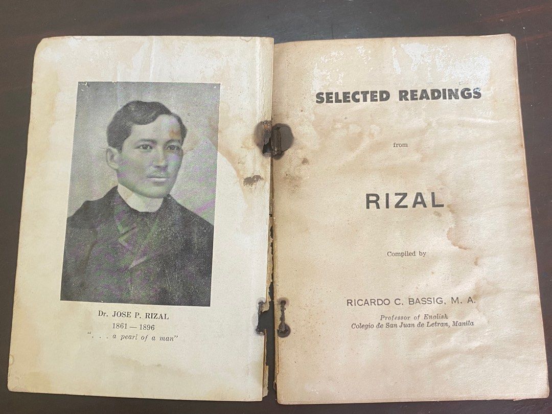 Vintage Antique Filipiniana Book Tagalog Filipino -SELECTED READING ...