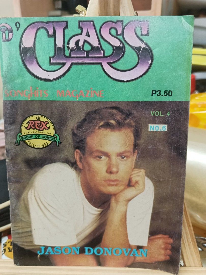 Vintage D' Class Songhits Song Hits Music Magazine - Jason Donovan, Ana ...