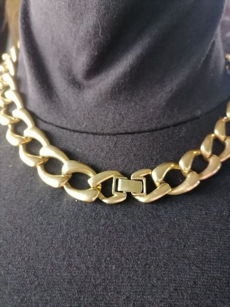 Vintage Napier brand chain link in gold tone, Women's Fashion, Jewelry ...