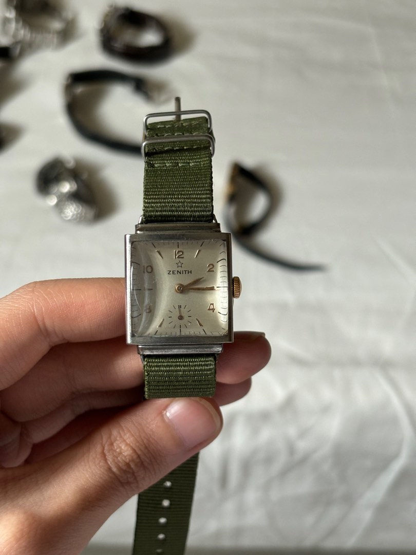 Vintage Zenith Military Watch, Luxury, Watches on Carousell
