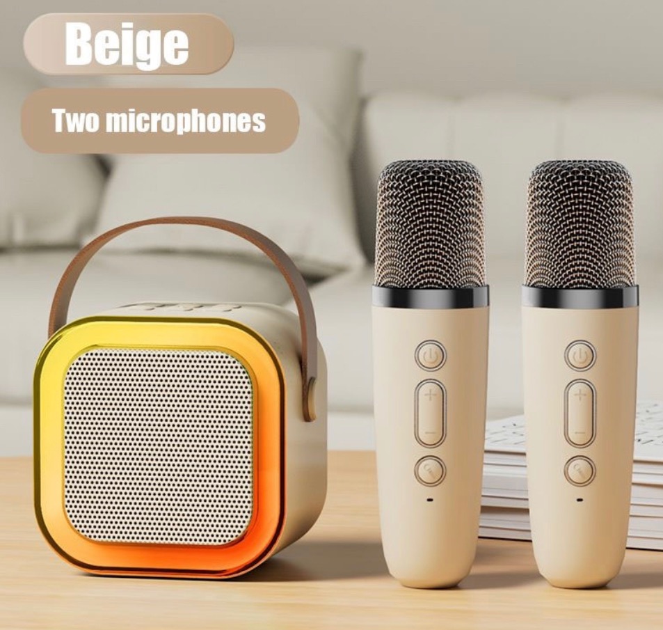 Wireless Karaoke Speaker With Karaoke Bluetooth Microphone K12 Home KTV ...