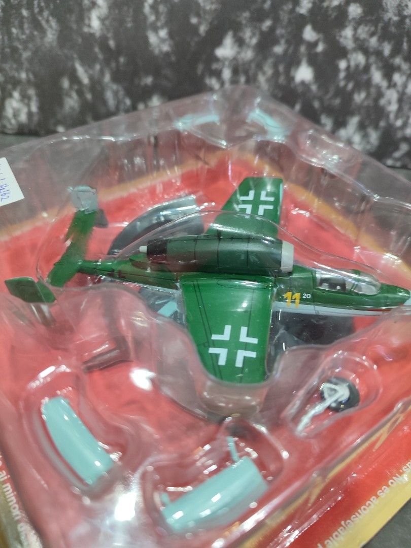 WW2 1/72 Heinkel He162 Salamander Germany War Military Aircraft Jet ...