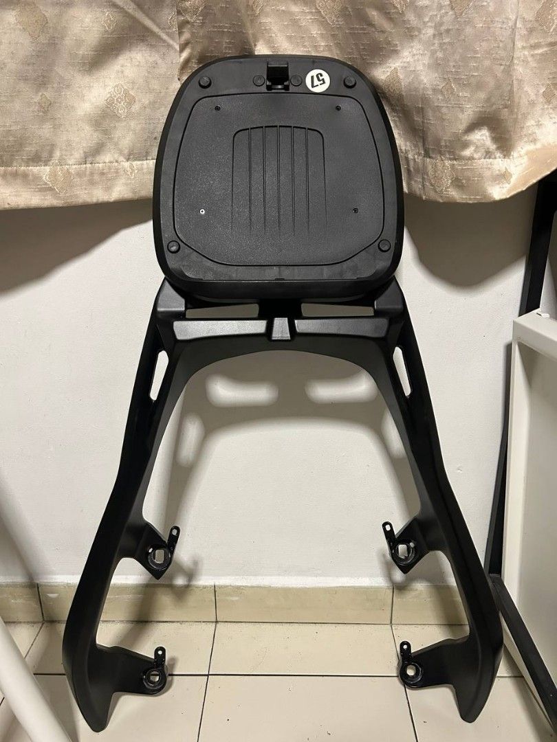 XMAX V2 Rack + Zedge Box, Motorcycles, Motorcycle Accessories on Carousell