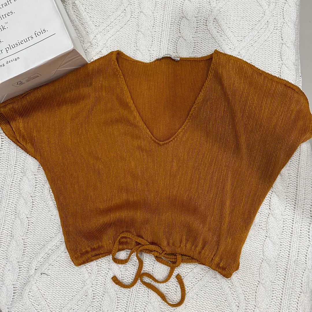 ZARA TOP BOUGHT IN SM MEGAMALL , Women's Fashion, Tops, Blouses on ...