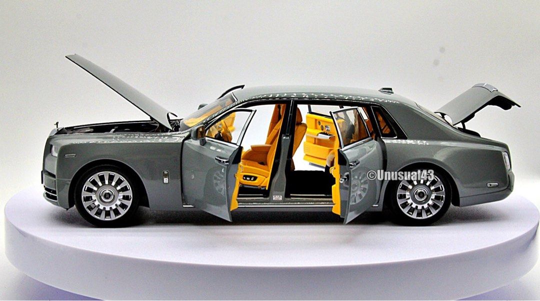 1/18 Dealer Edition Rolls Royce Phantom VIII Cement Grey Diecast Fully ...