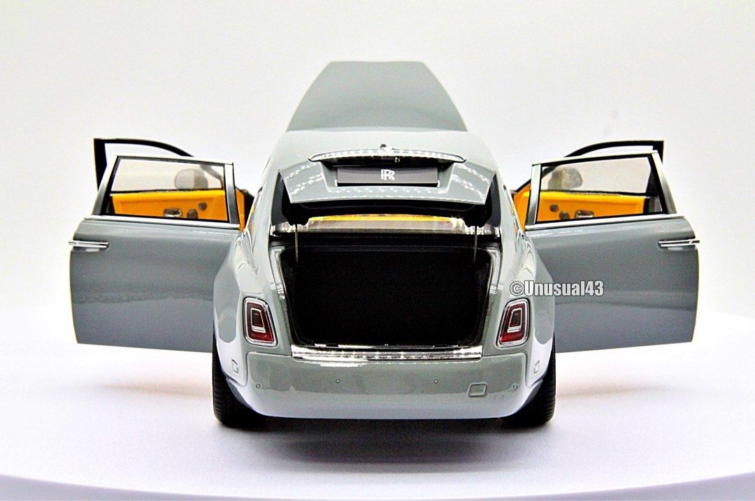 1/18 Dealer Edition Rolls Royce Phantom VIII Cement Grey Diecast Fully ...