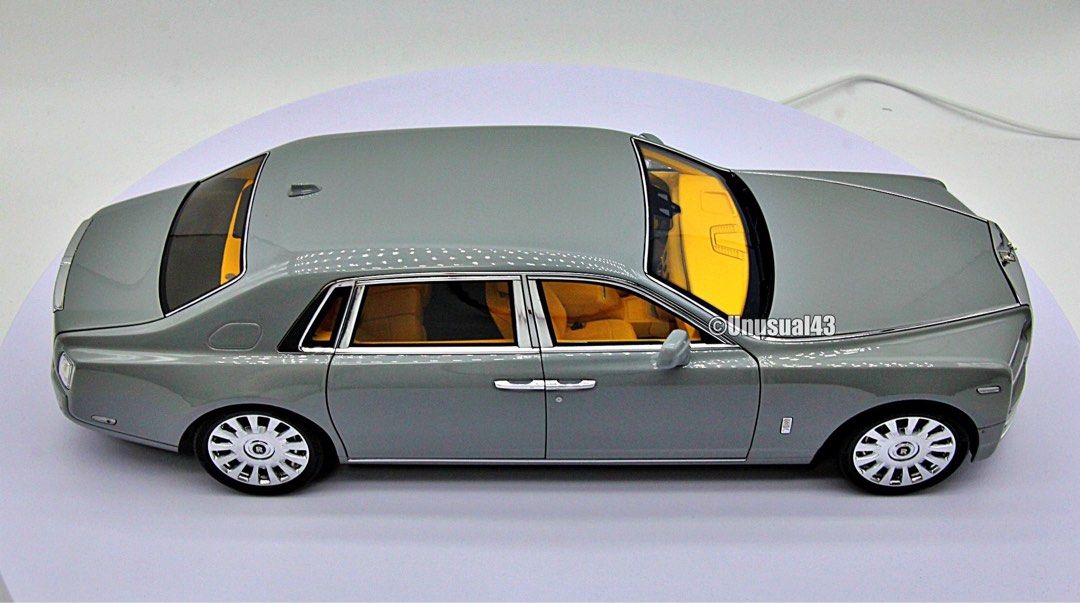 1/18 Dealer Edition Rolls Royce Phantom VIII Cement Grey Diecast Fully ...
