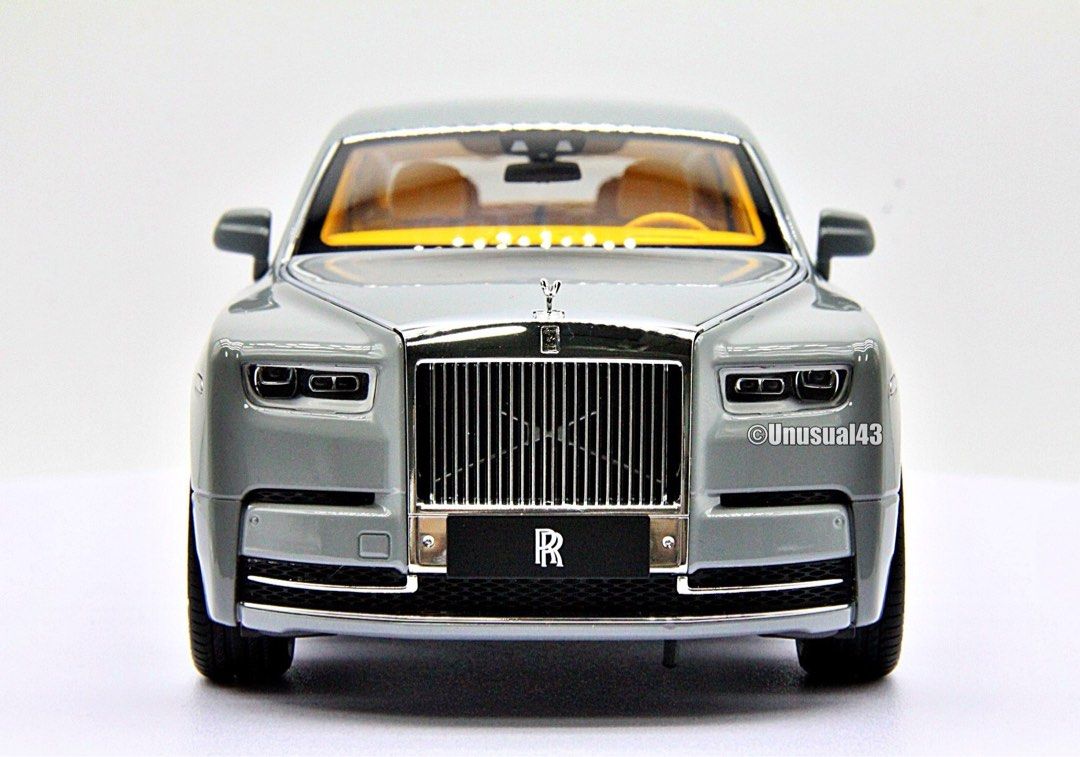 1/18 Dealer Edition Rolls Royce Phantom VIII Cement Grey Diecast Fully ...