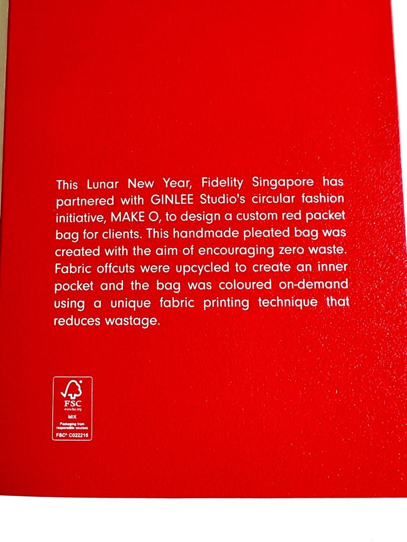 2024 FIL Fidelity Ang Pow red packets, Hobbies & Toys, Memorabilia ...