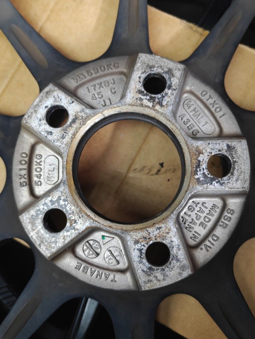 2 x 17" 8JJ Et45 SSR GTX01 Rims., Car Accessories, Tyres & Rims on ...